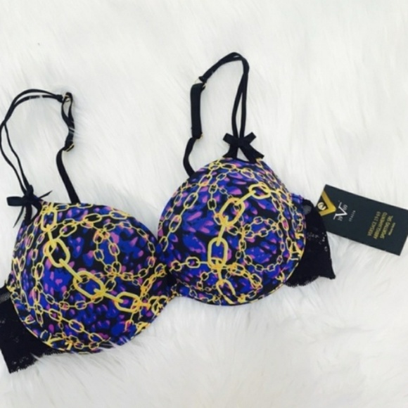 Intimates & Sleepwear | Brand New Versace 1969 Push Up Plunge Bra ...